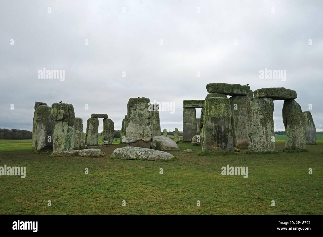 Natural landscape of Stonehenge, the unique stone circle and world’s ...