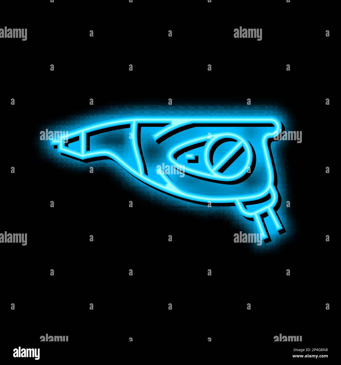 engraver tool neon glow icon illustration Stock Vector Image & Art - Alamy