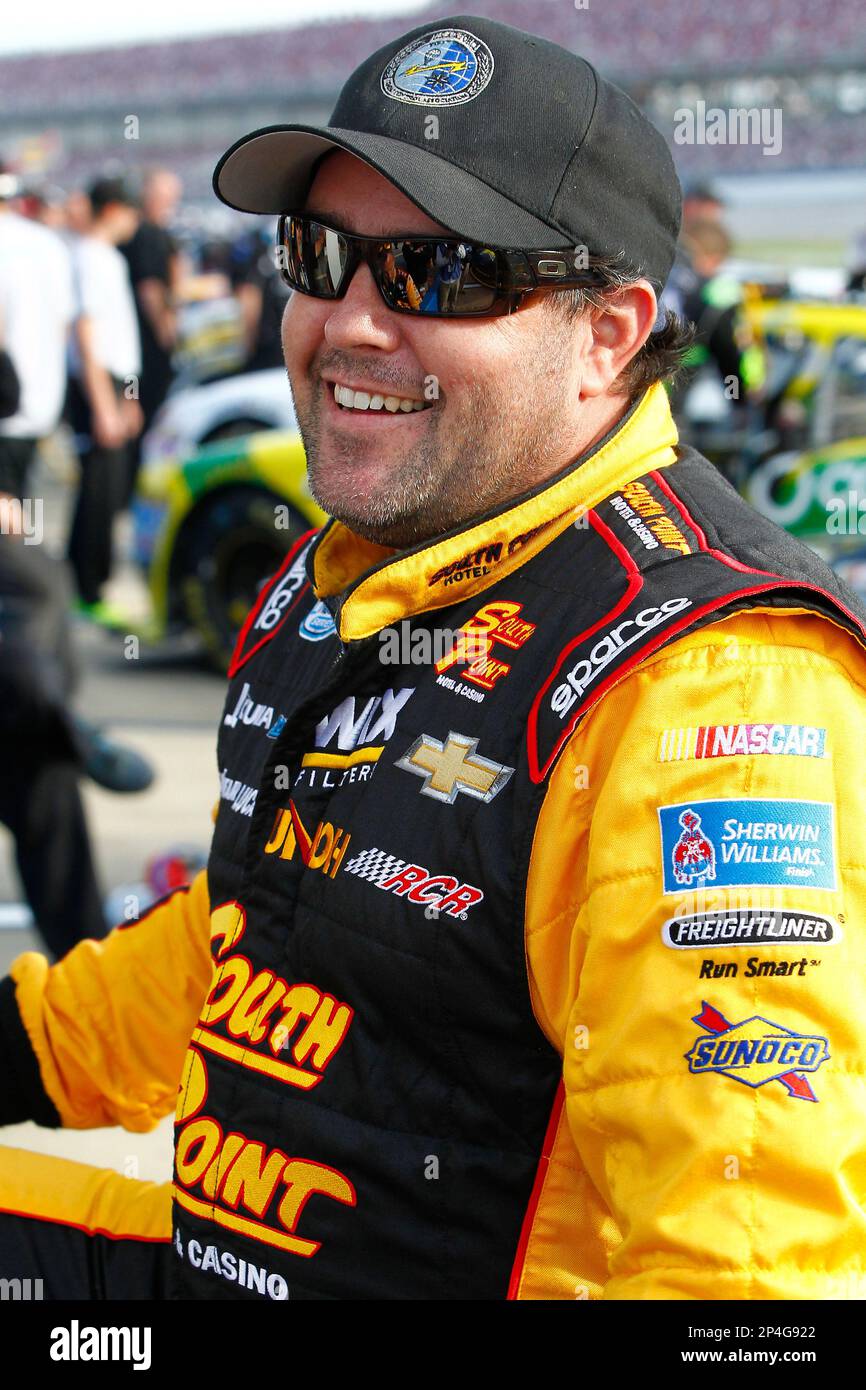 Brendan Gaughan during qualifying for the NASCAR Nationwide Series ...