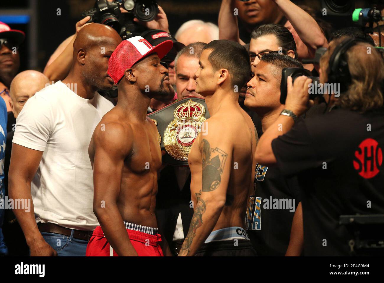 Mayweather Vs Maidana 2 Weigh In
