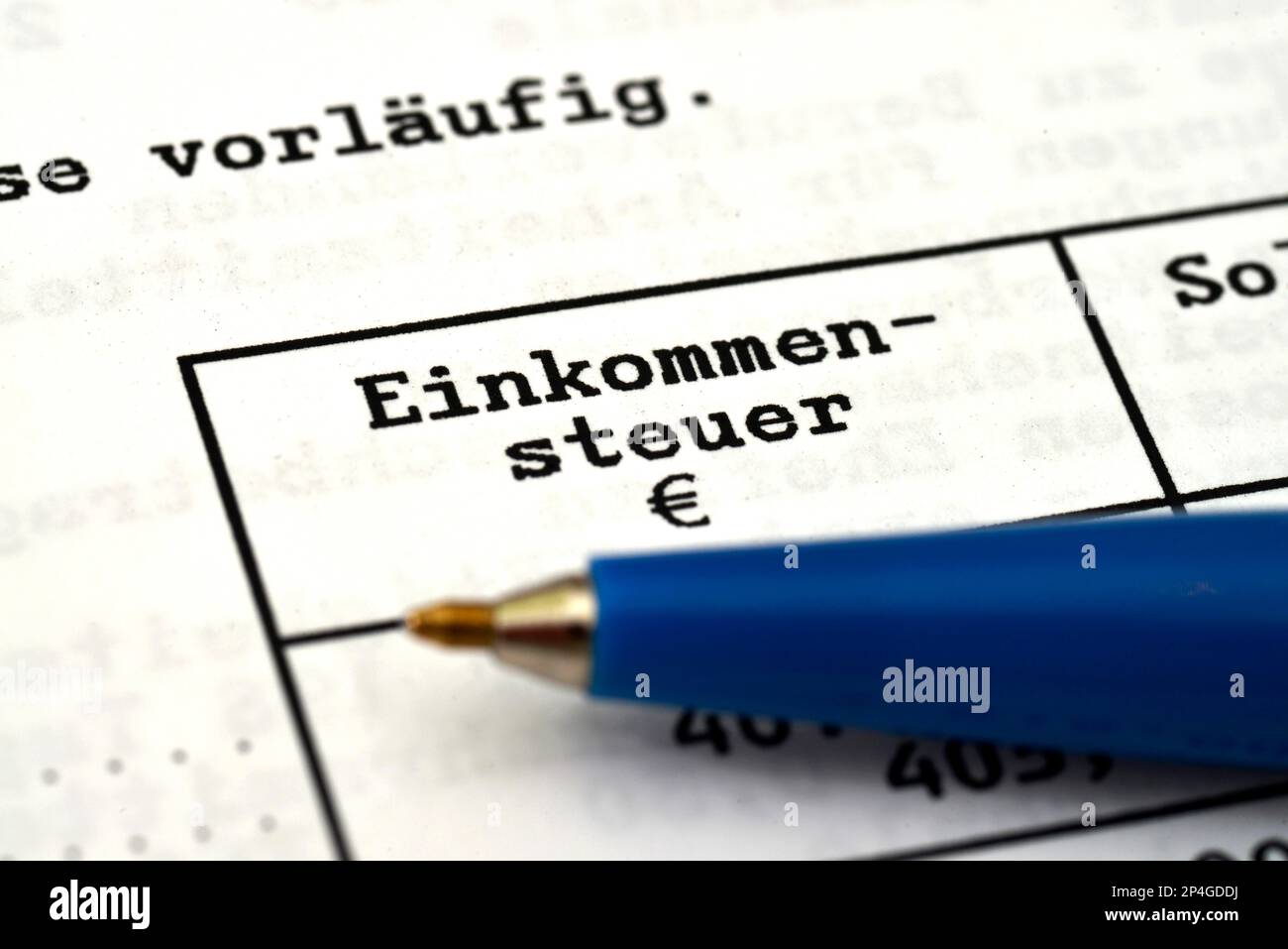 Income tax assessment Stock Photo - Alamy