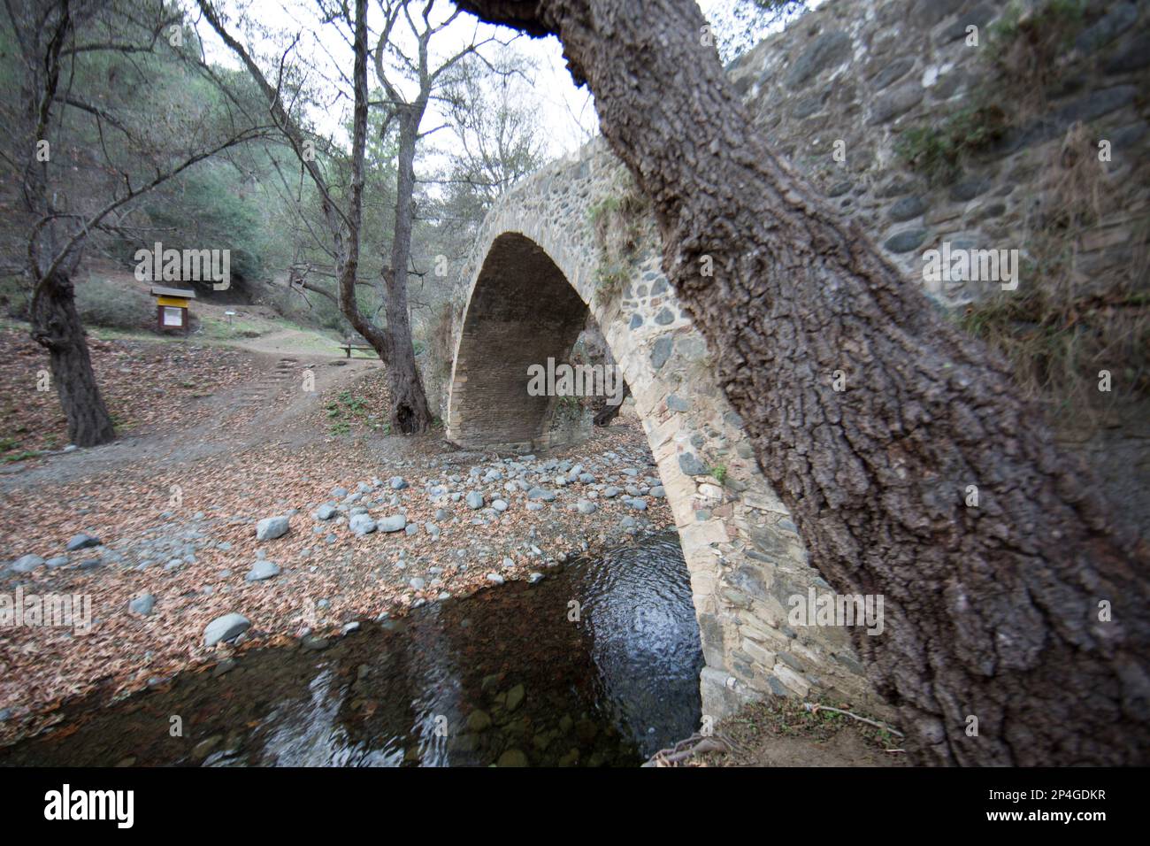 Cyprus, Kelefos bridge - a single arch Venetian bridge over 500 years ...