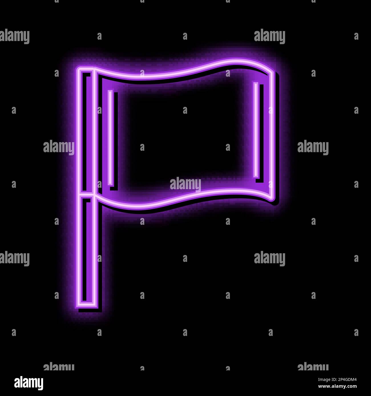 Pennant flag web neon hi-res stock photography and images - Alamy