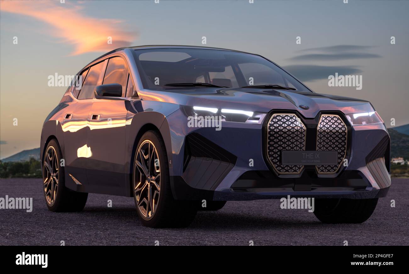 BMW iX (i20) electric SUV Stock Photo - Alamy