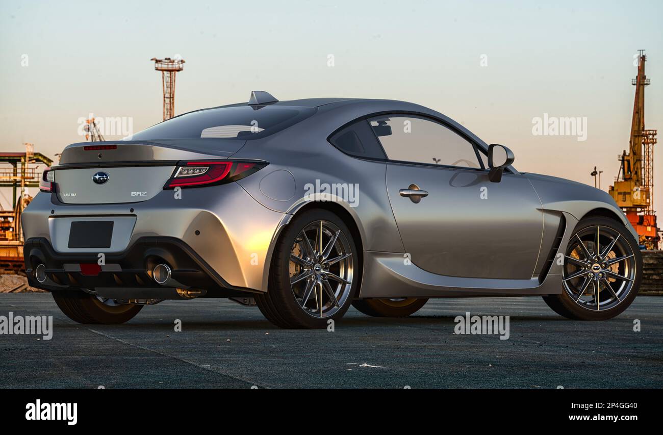 Subaru BRZ - High-Performance Sports Car Stock Photo - Alamy