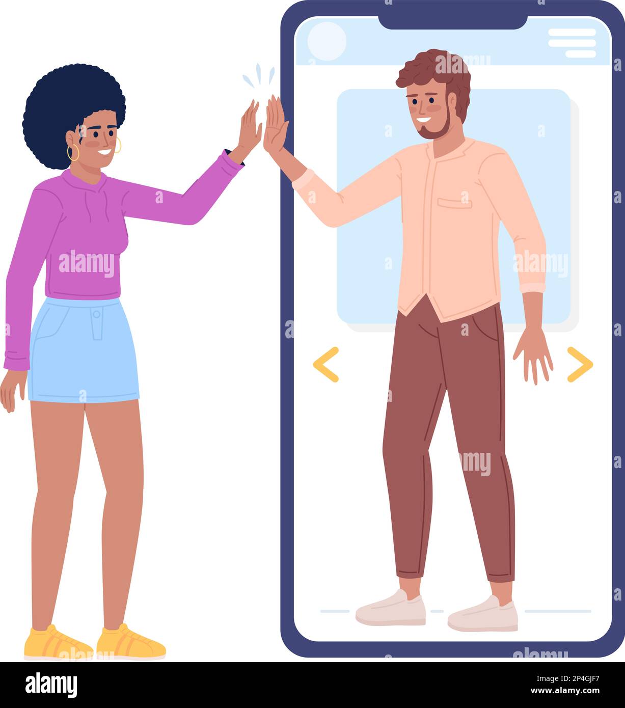 Target audience 2d flat animation hi-res stock photography and images ...