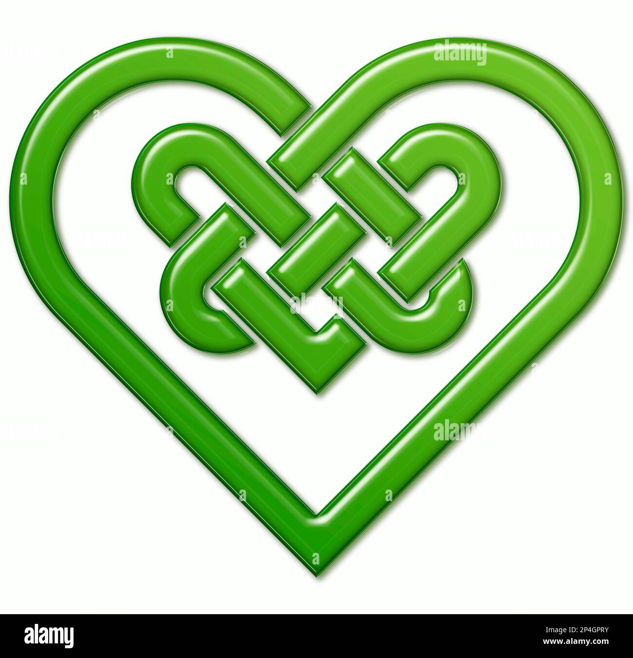 Symbol made with Celtic knots to use in designs for St. Patrick's Day ...
