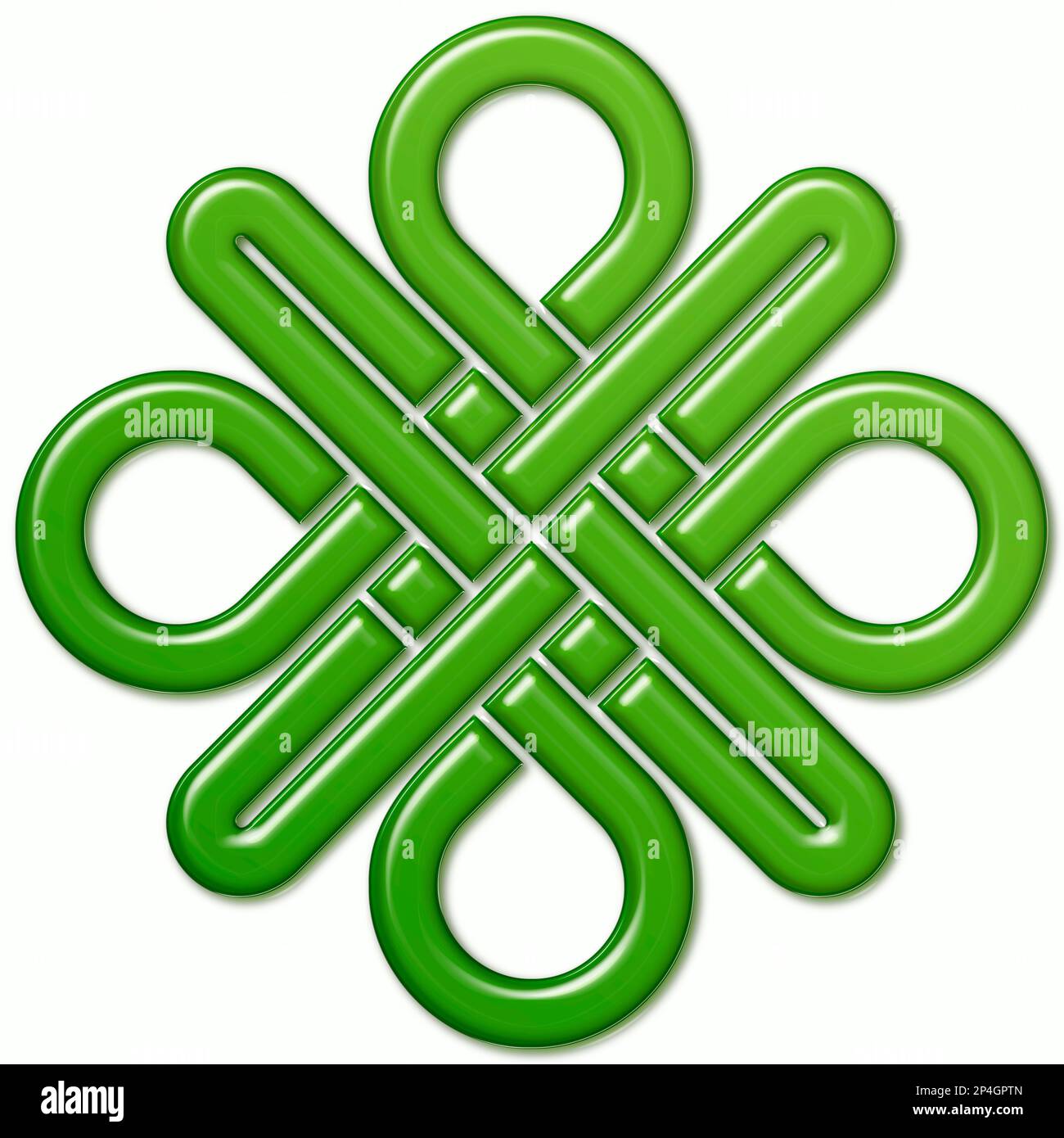 Symbol made with Celtic knots to use in designs for St. Patrick's Day ...