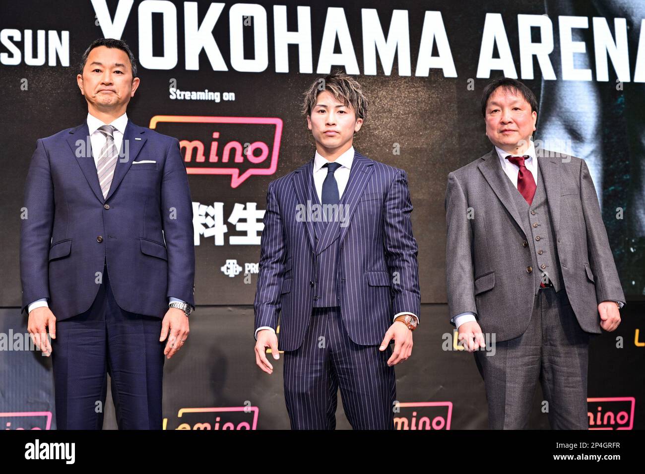 Naoya Inoue, Japanese professional boxer attends a press conference in ...