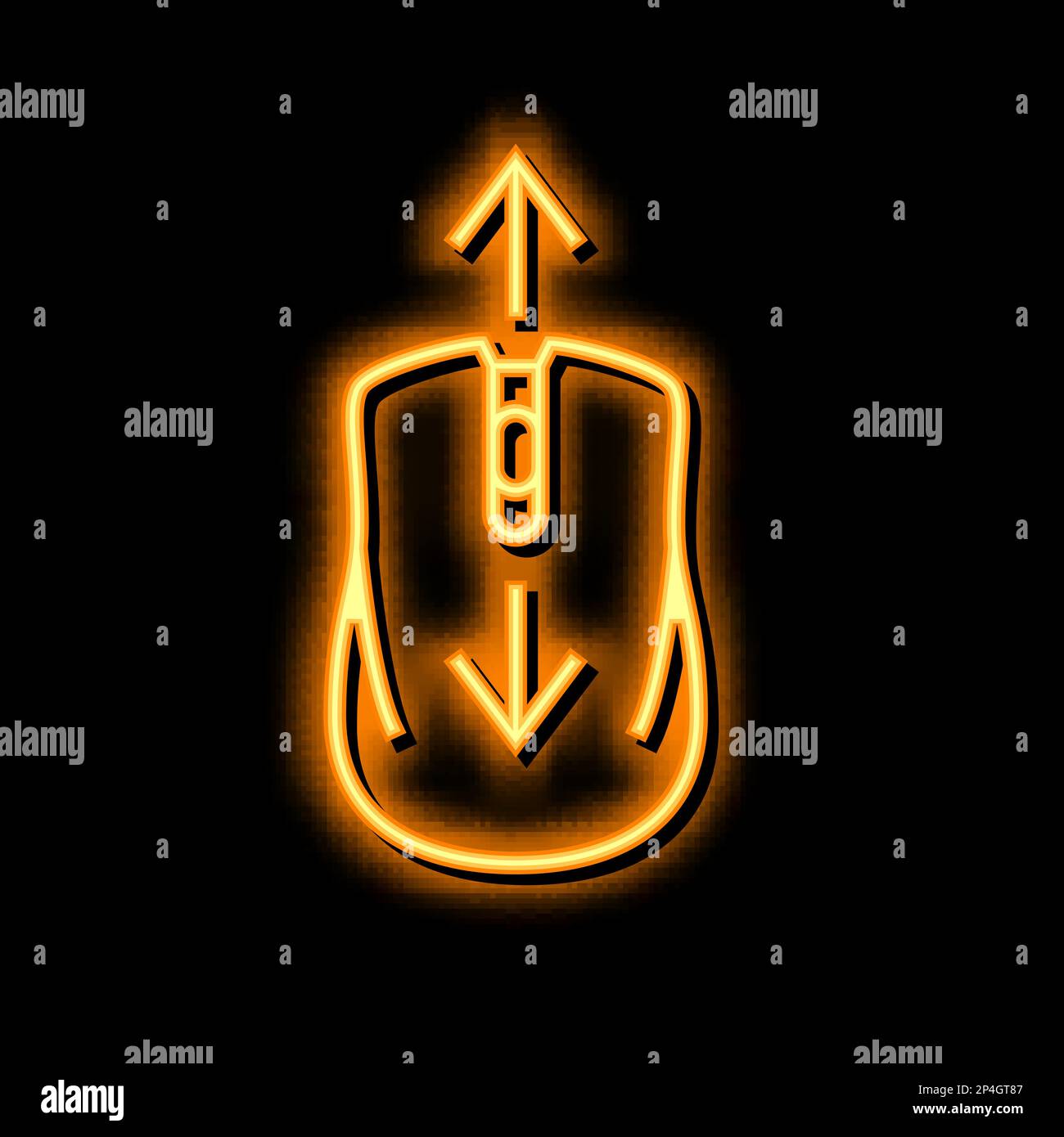 Scrolling neon Stock Vector Images - Alamy