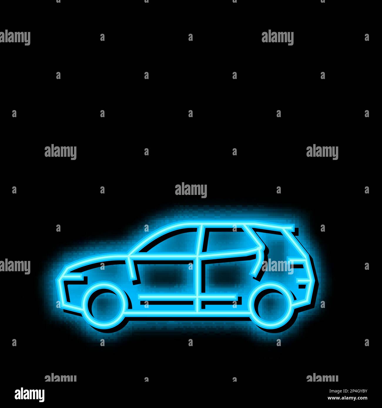 Neon vehicles Stock Vector Images - Alamy