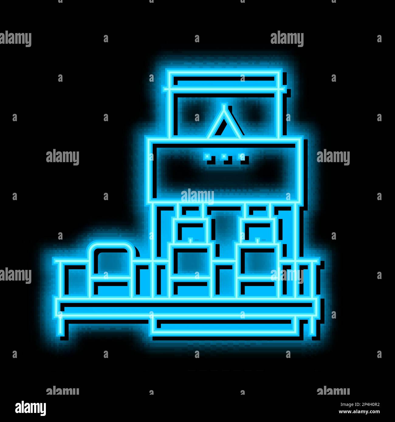 Grain conveyor plant Stock Vector Images - Alamy