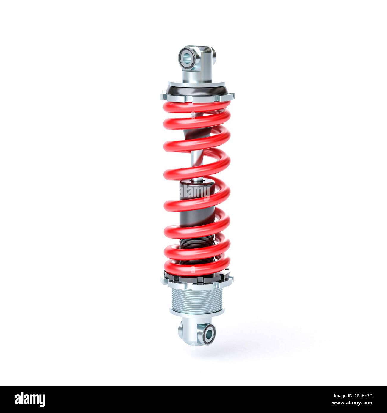 shock absorber 3d render background Stock Photo - Alamy