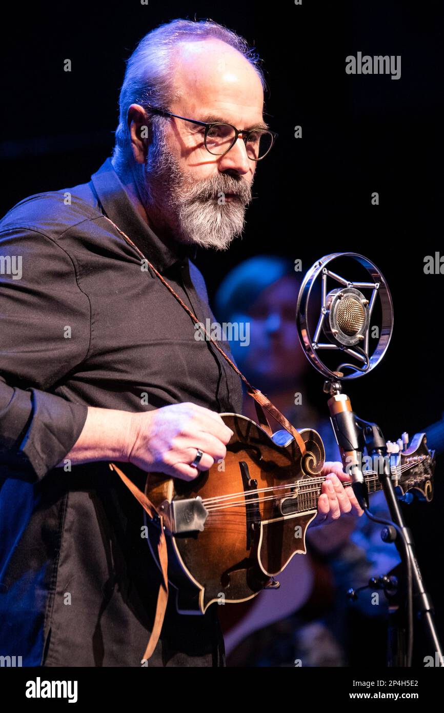 Barcelona, Spain. 2023.03.02. John Reischman mandolinist perform on ...