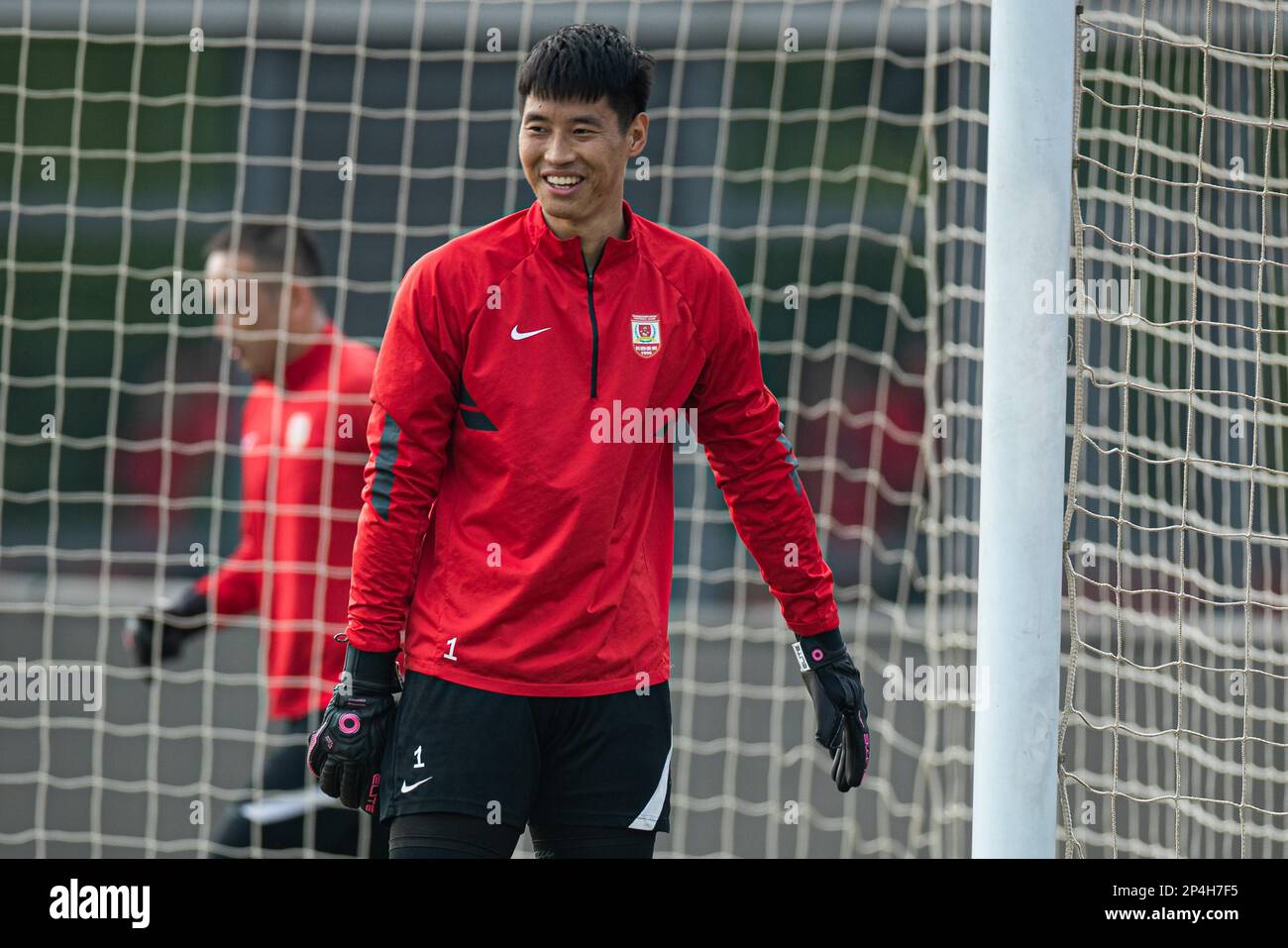 Changchuan Yatai Football Club conducts the training to prepare for the ...
