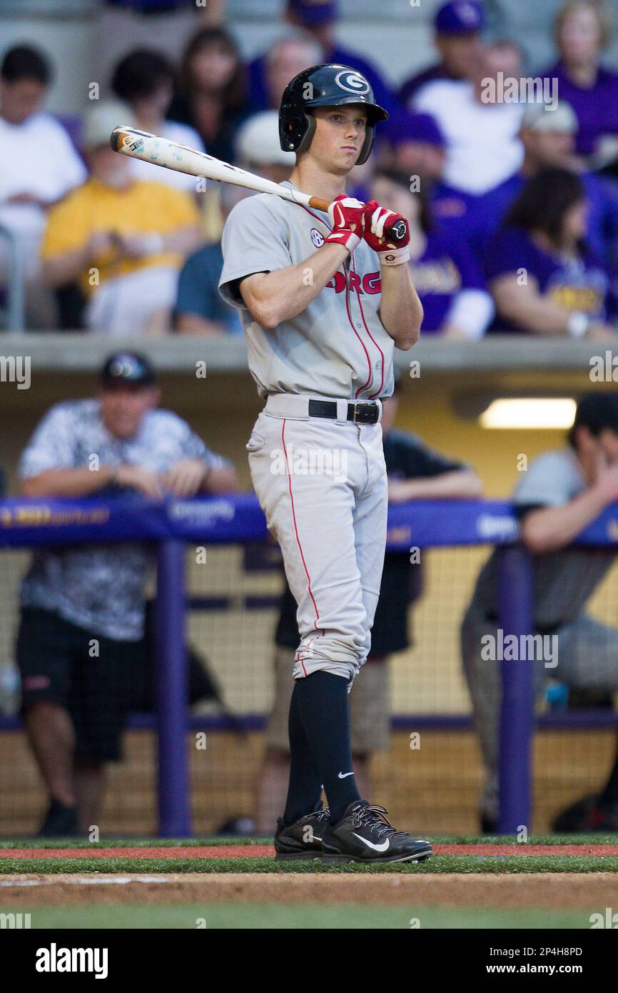 Georgia Bulldogs outfielder Stephen Wrenn #11 in action during the ...