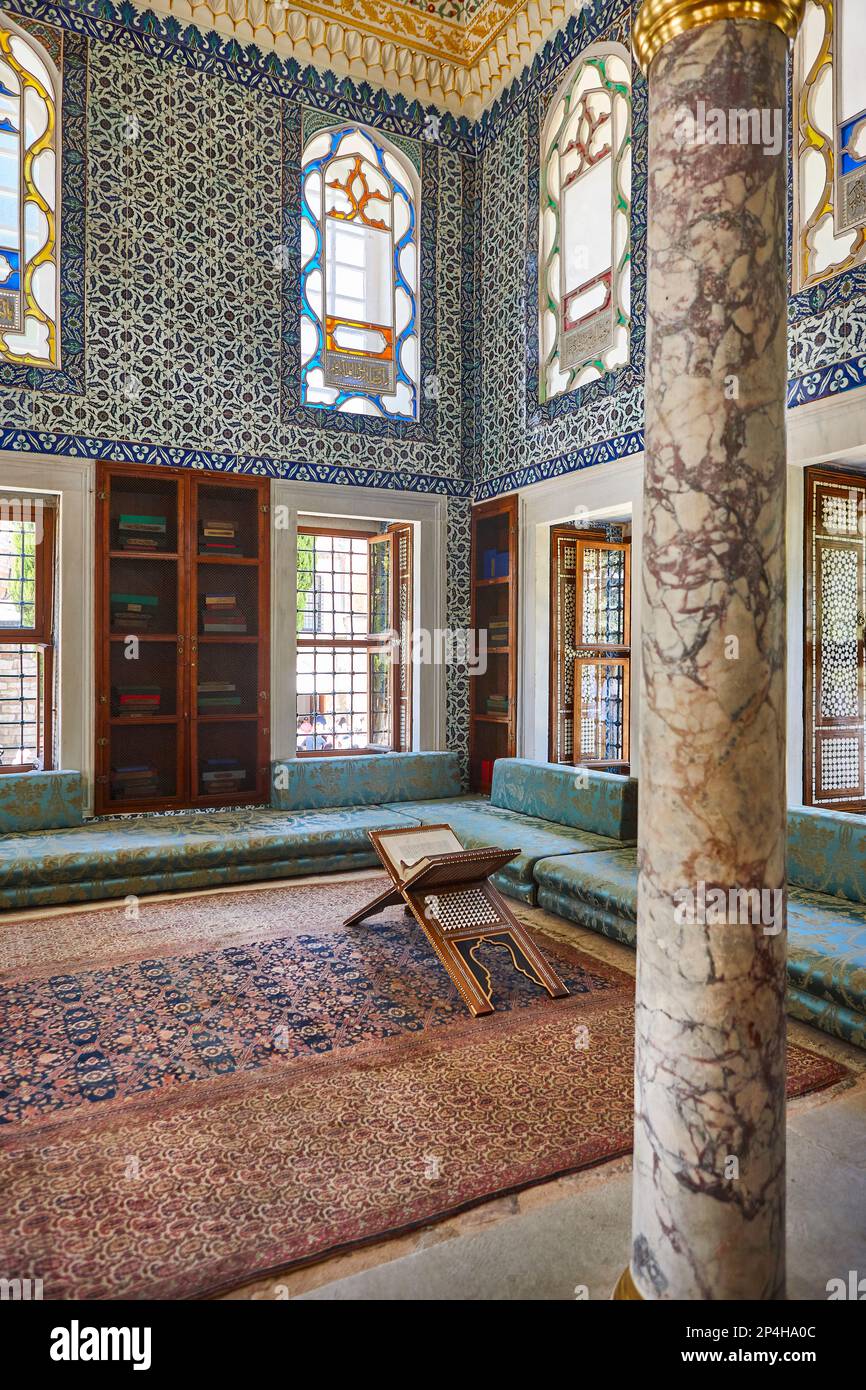 Palace Topkapi in Istambul. Ahmet III library building. Turkish ...