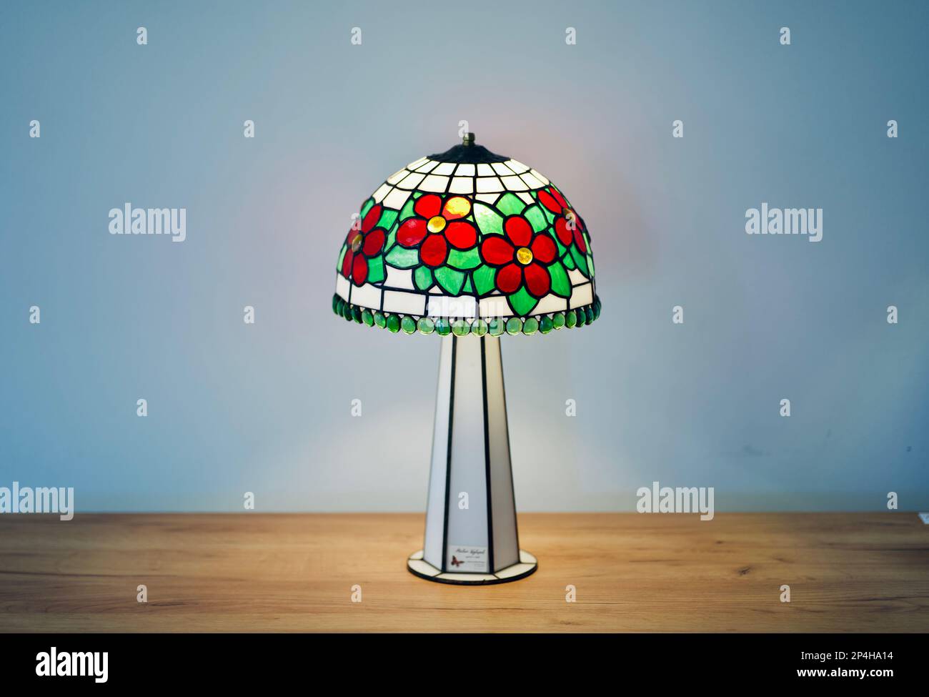 Stained Glass Lamps Handmade Stock Photo - Alamy