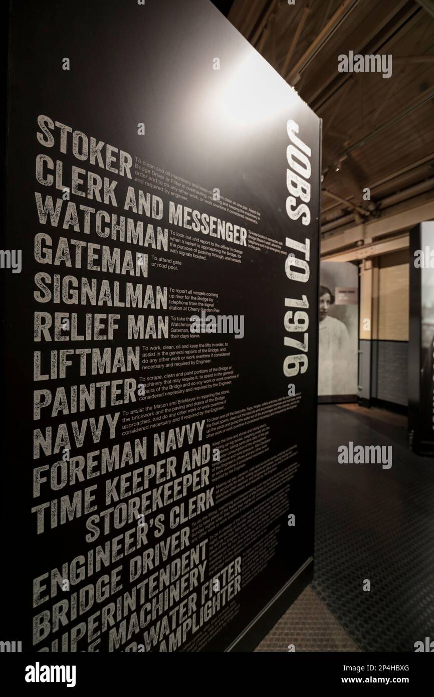 Tower Bridge Experience, London Stock Photo - Alamy