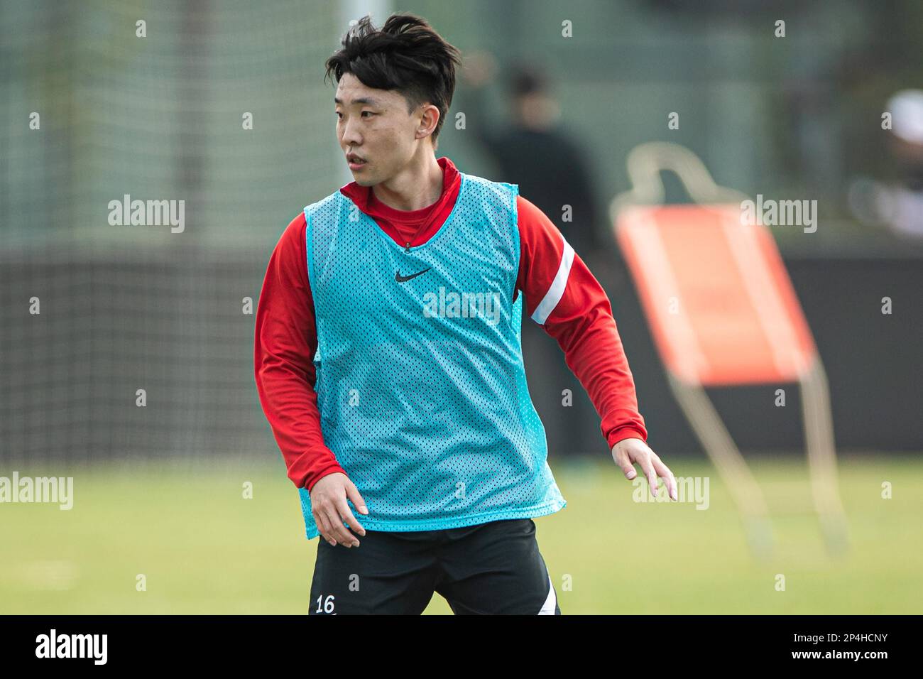 Changchuan Yatai Football Club conducts the training to prepare for the ...