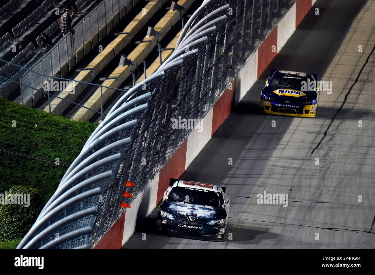 Matt Kenseth, Game Stop Toyota Camry and Chase Elliott (9) during the ...