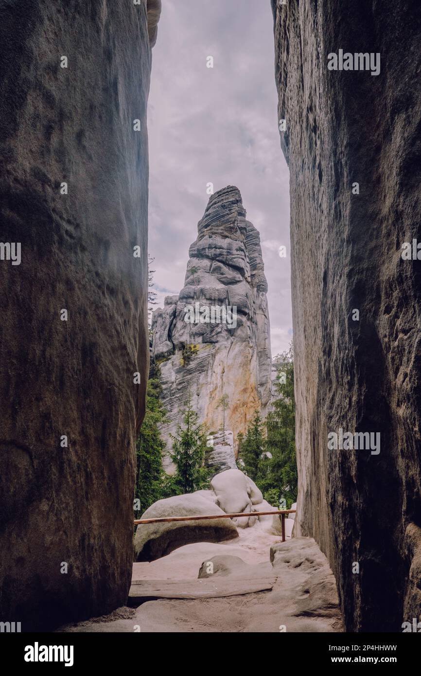 Teplice Adrspach Rocks, eastern Bohemia, Czech Republic Stock Photo - Alamy