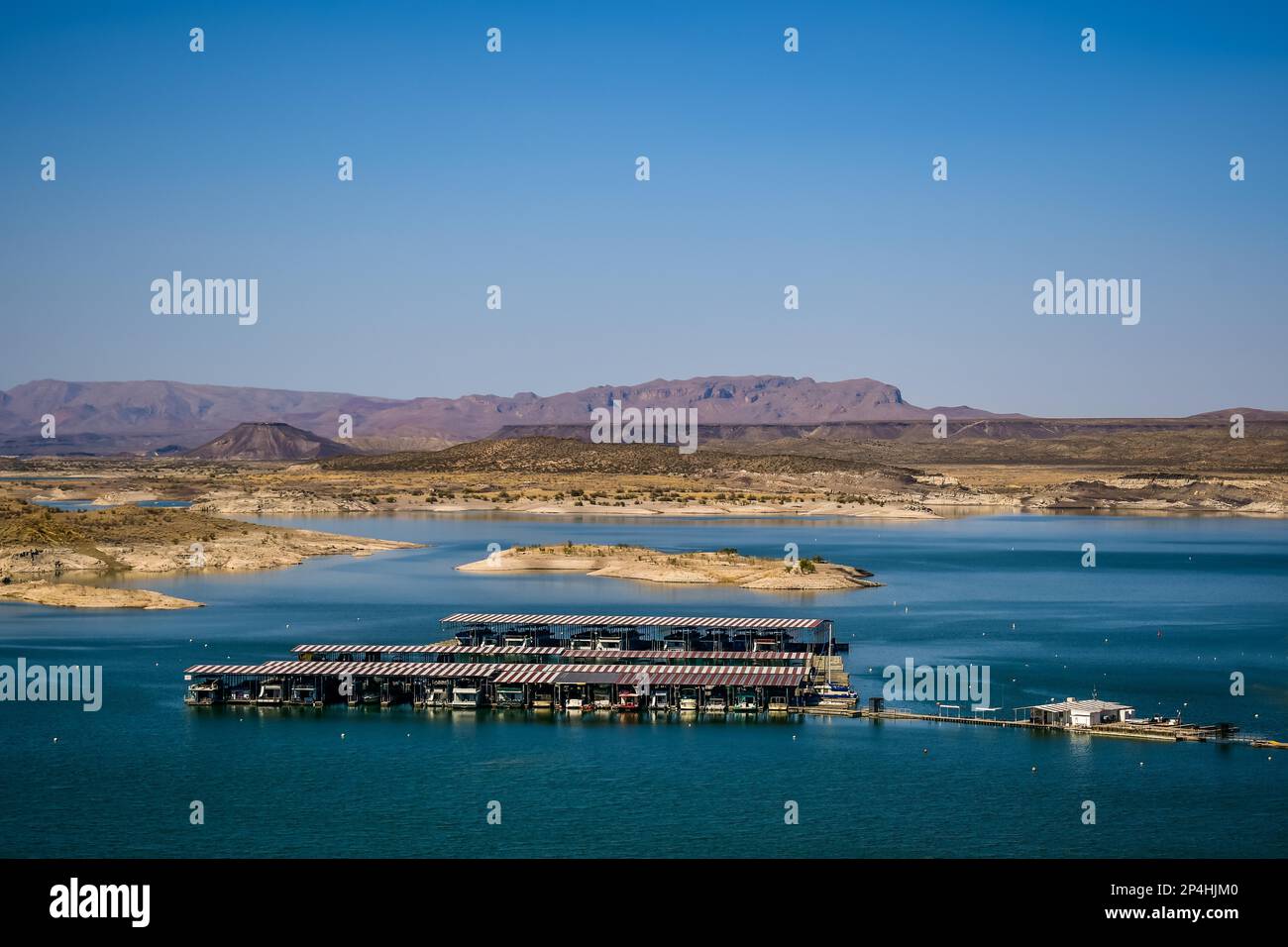 A concrete gravity dam in Elephant Butte, New Mexico Stock Photo - Alamy