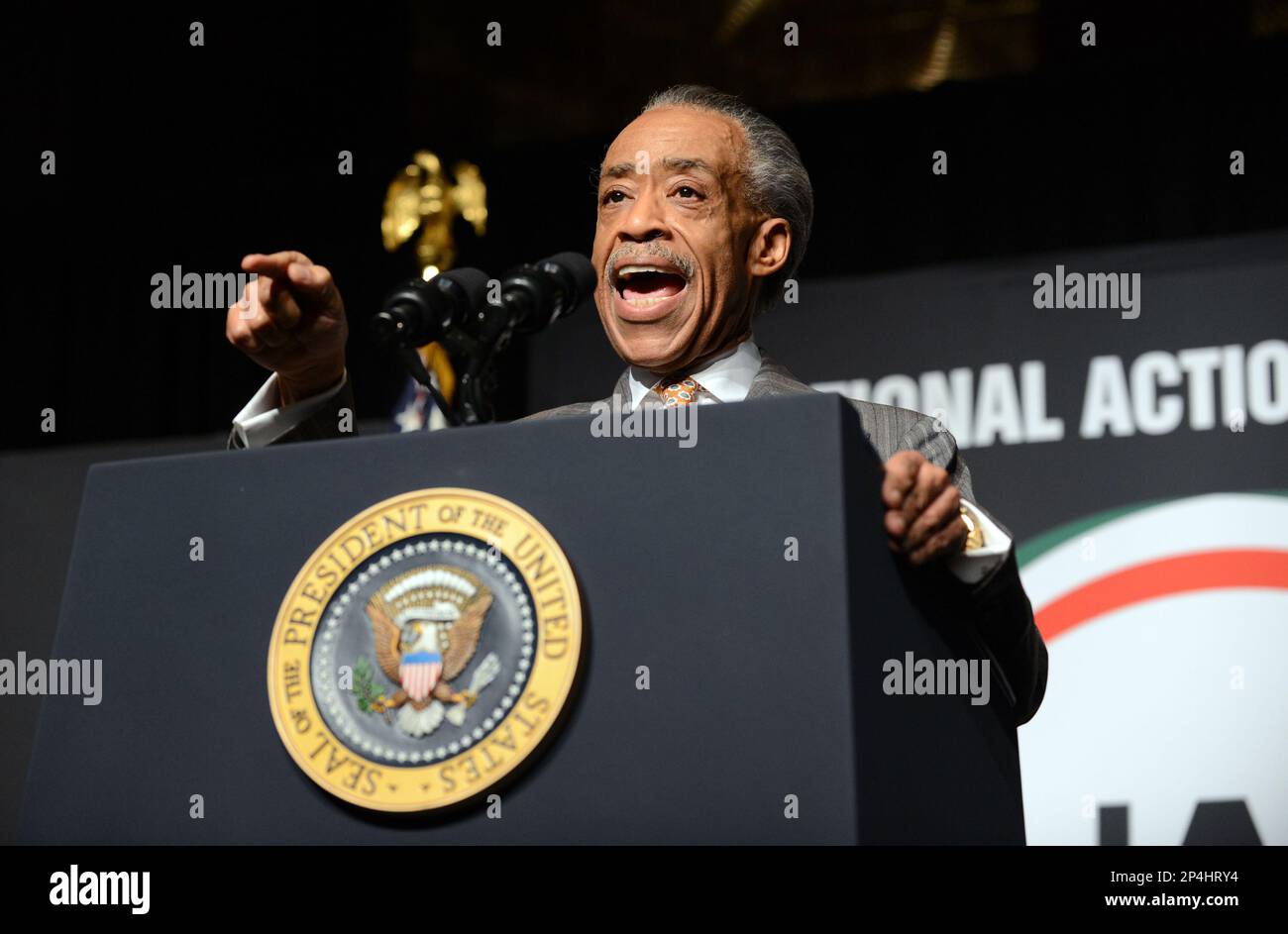 Rev. Al Sharpton, National Action Network president and founder, speaks ...