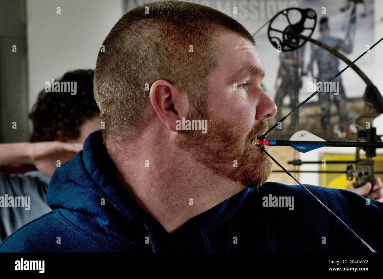 Joe Wiseman is an national champion archer despite not have the use of ...