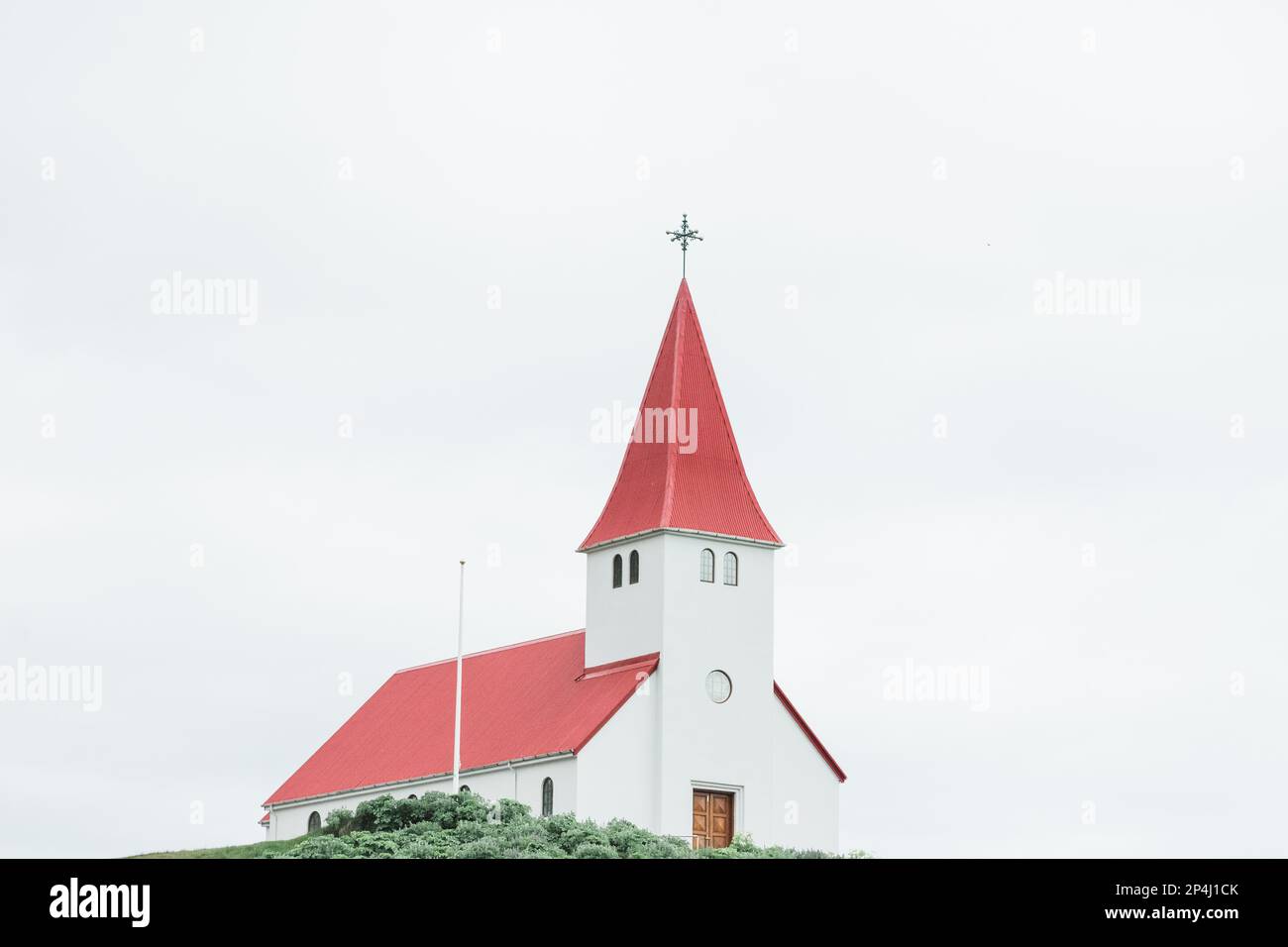 Sights of Iceland Roadtrip : Reyniskirkja Church Stock Photo - Alamy