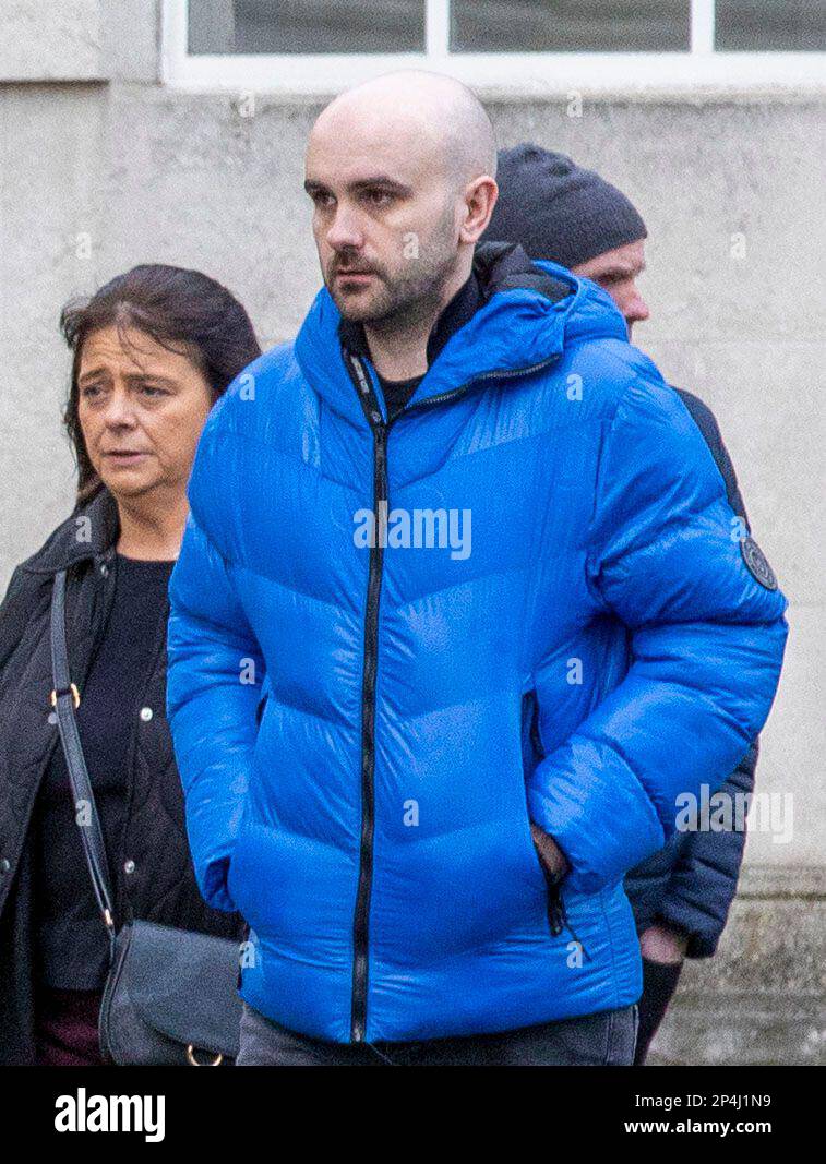 Natalie McNally's brother Declan outside Belfast High Court ahead of a ...