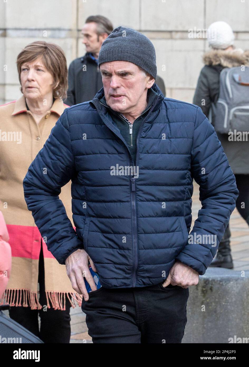 Natalie McNally's father Noel outside Belfast High Court ahead of a ...