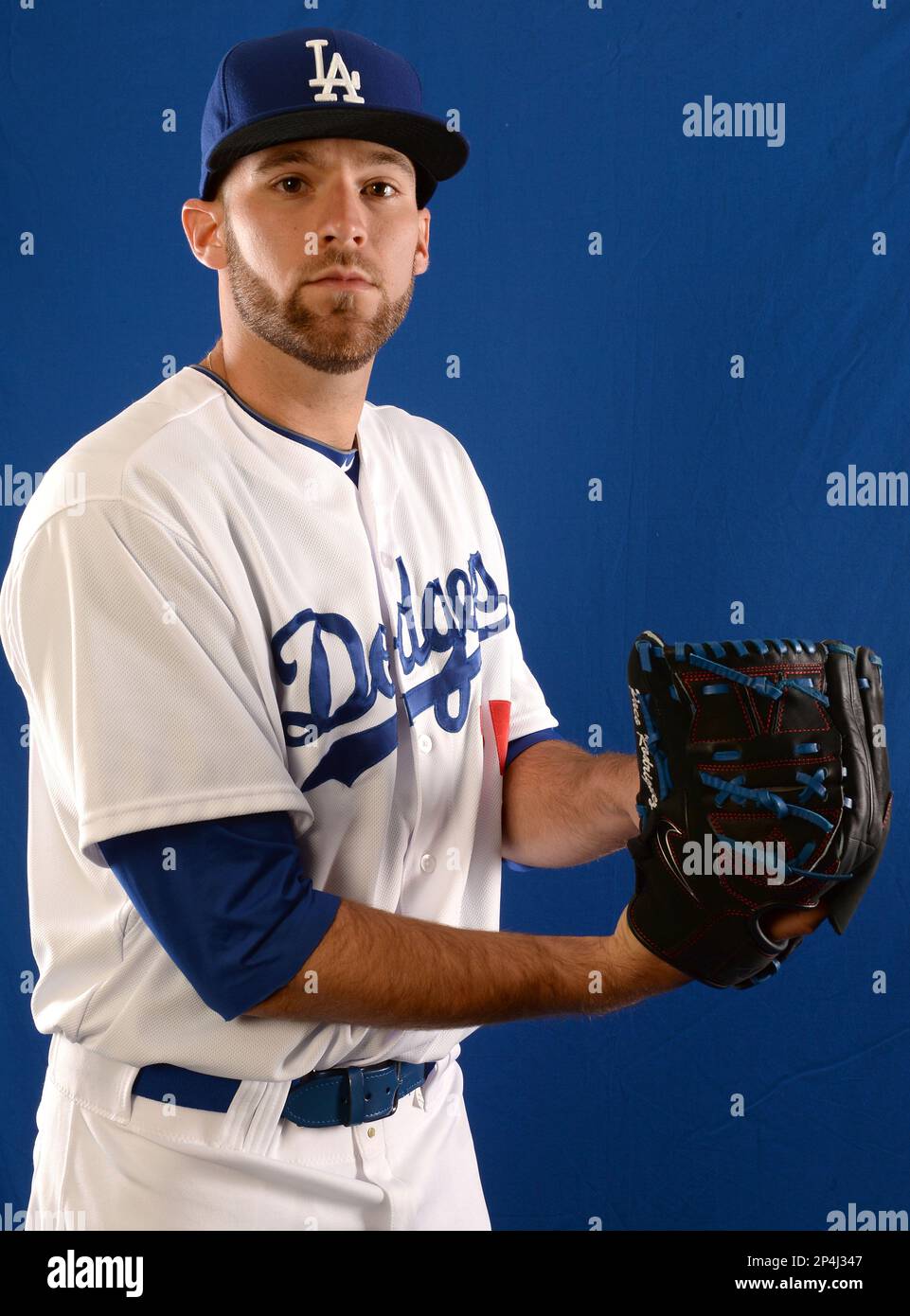 Los Angeles Dodgers Paco Rodriguez (75) at media photo day during ...