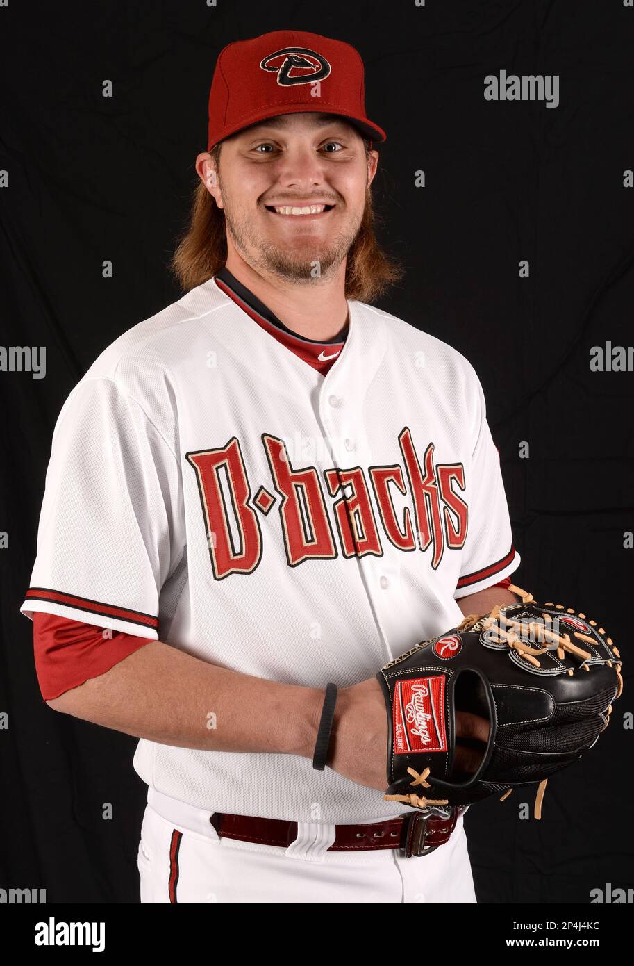 Arizona Diamondbacks Wade Miley (36) at media photo day during spring ...