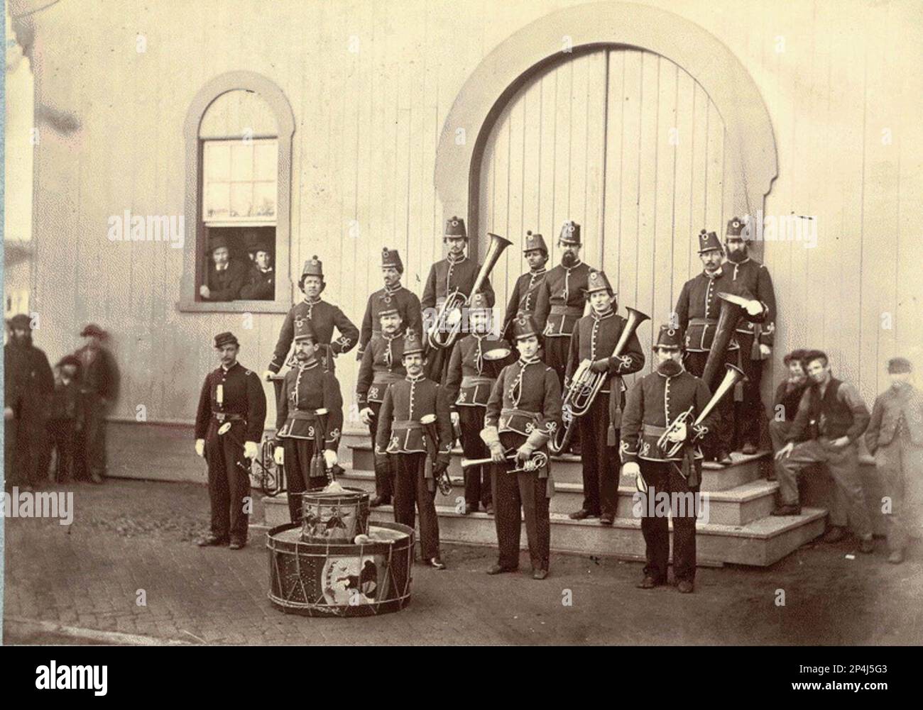 Band for the 10th Veteran Reserve Corps during the American Civil War ...