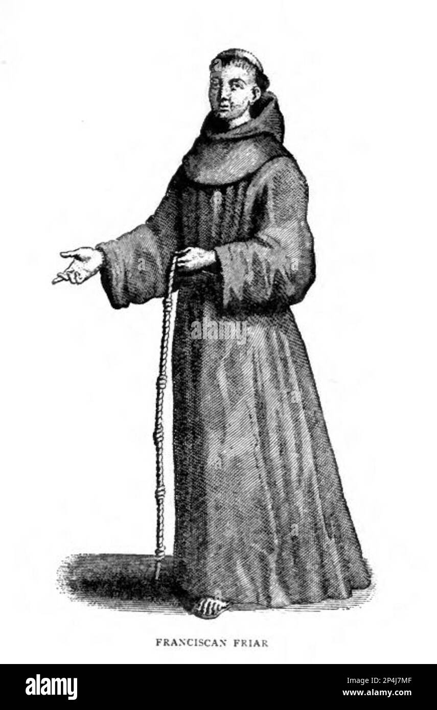 Franciscan friar Cut Out Stock Images & Pictures - Alamy