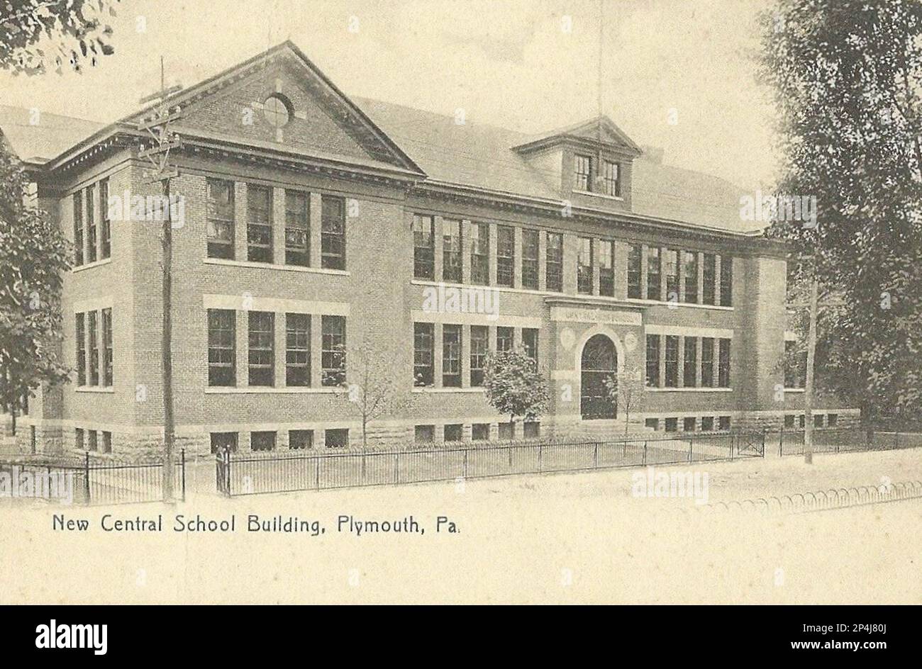 Plymouth's second Central High School Stock Photo - Alamy