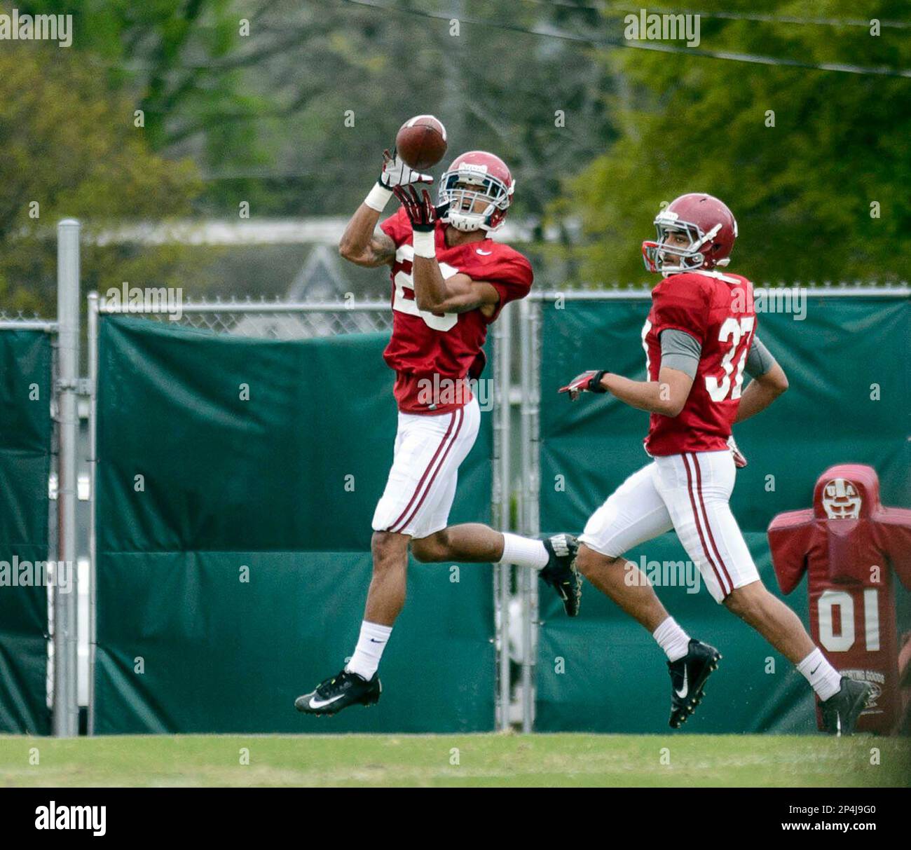 Alabama defensive back Landon Collins (26) works through drills during ...