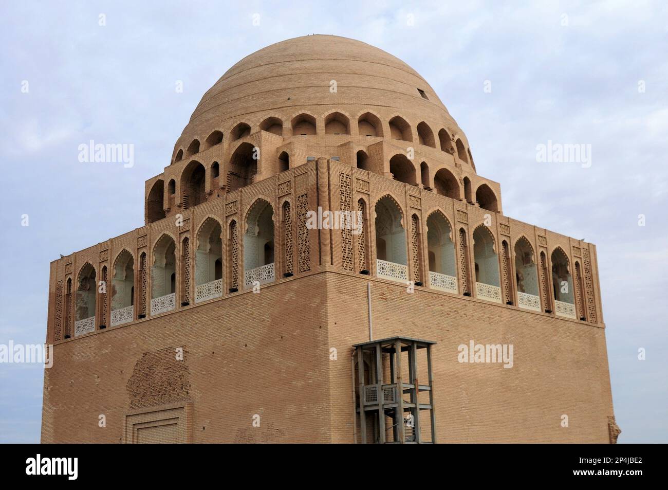Tomb of Sultan Sencer in Merv, Turkmenistan. The tomb was built in 1157 ...