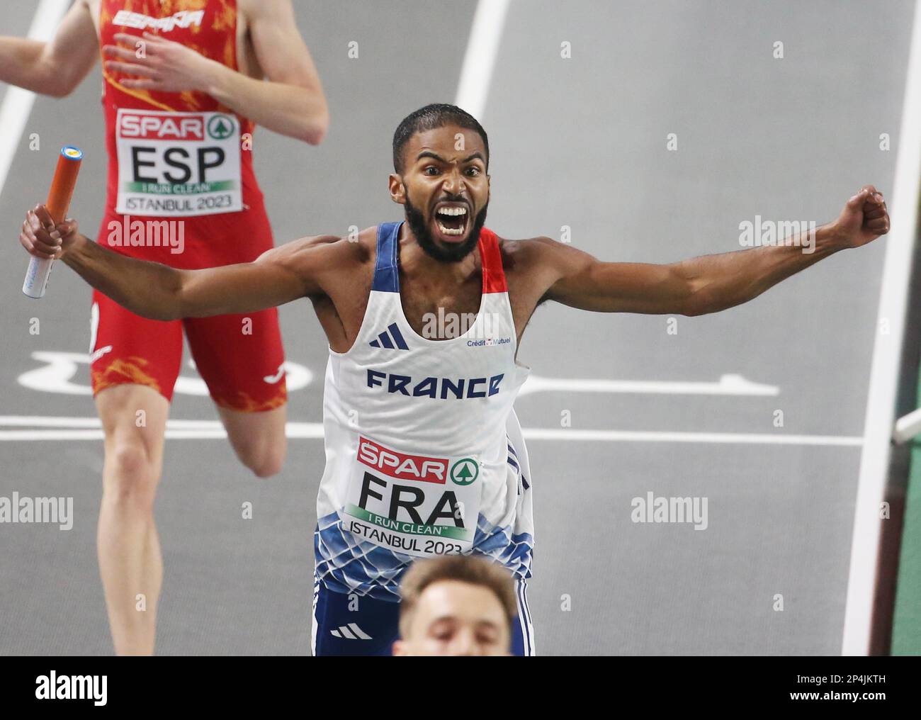 Muhammad Abdallah Kounta of France, 4X400 m Men during the European ...
