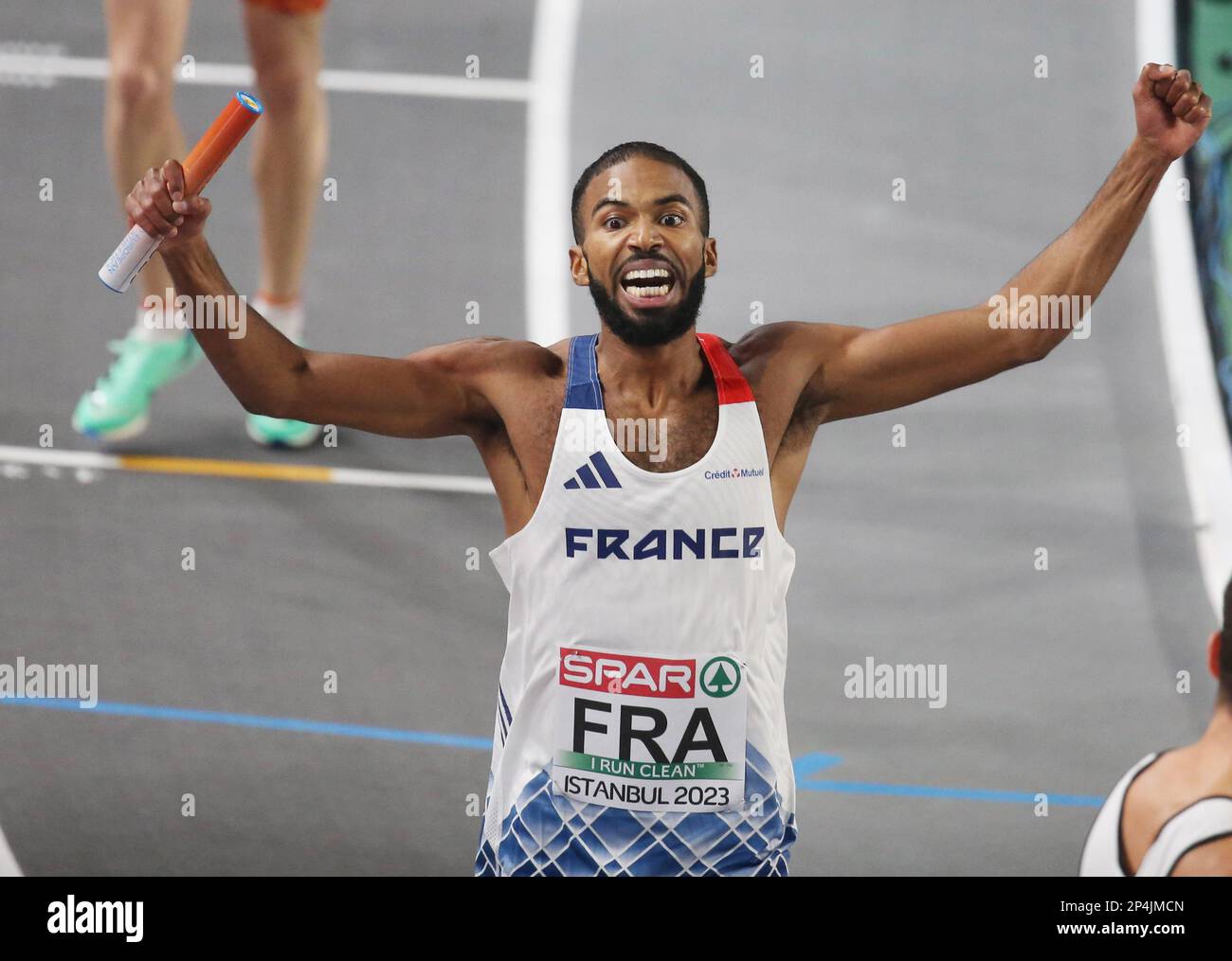 Muhammad Abdallah Kounta of France, 4X400 m Men during the European ...