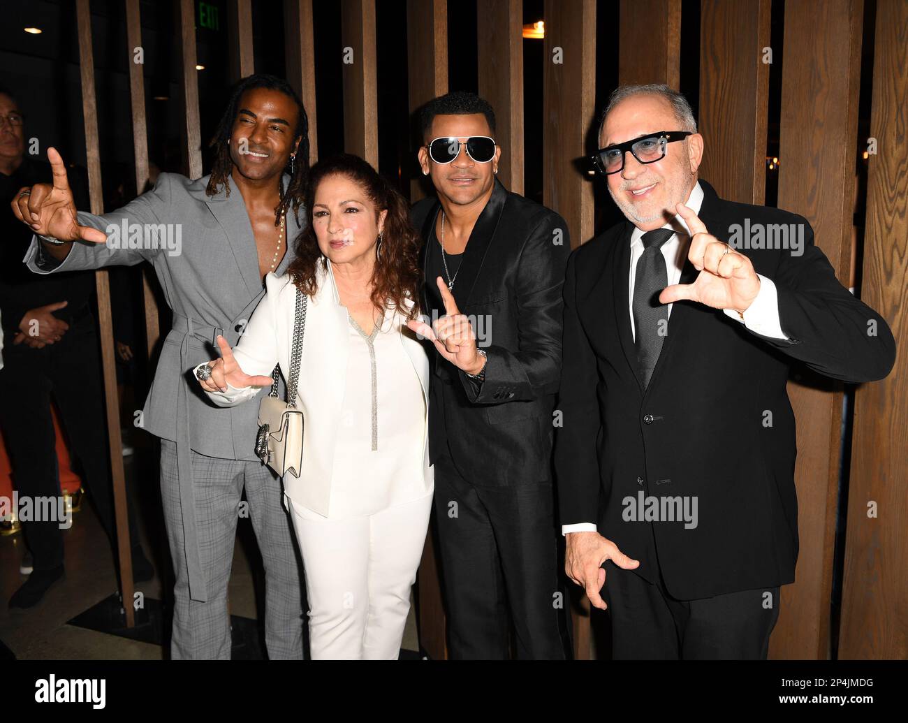 Miami, FL, USA. 05th Mar, 2023. Emilio Estefan, Randy Malcom Martínez ...