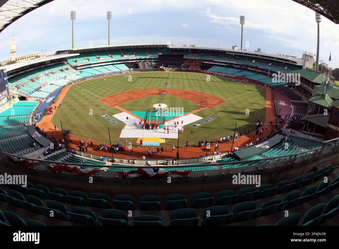MLB Opening Series Sydney Cricket Grounds Stadium during an MLB ...
