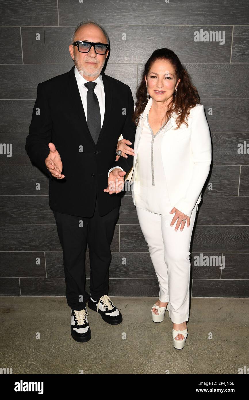 Miami, FL, USA. 05th Mar, 2023. Emilio Estefan and Gloria Estefan ...