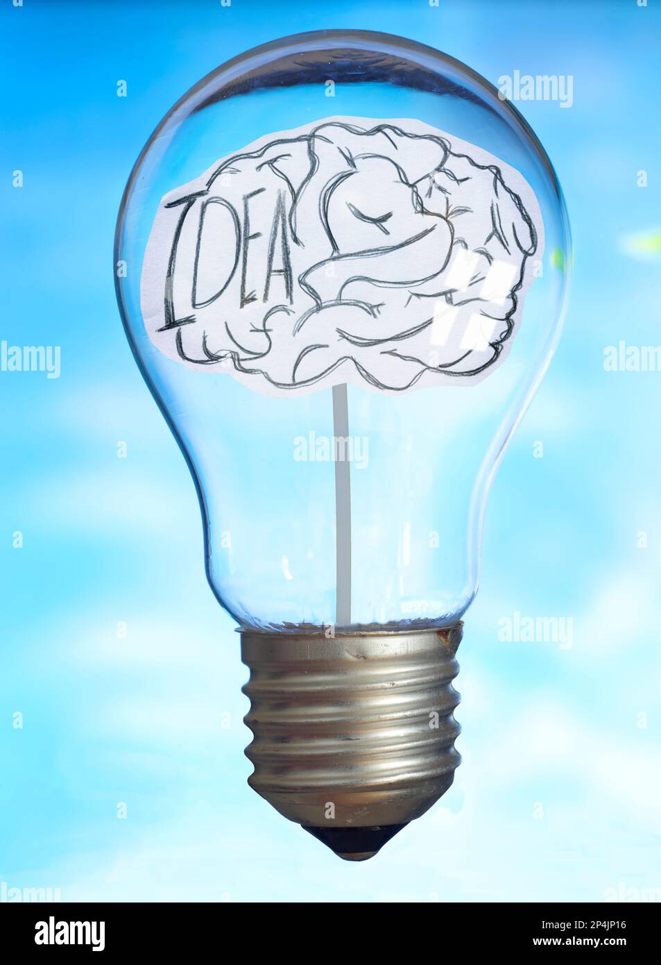 Business concept, idea,development, innovation and success with a human ...