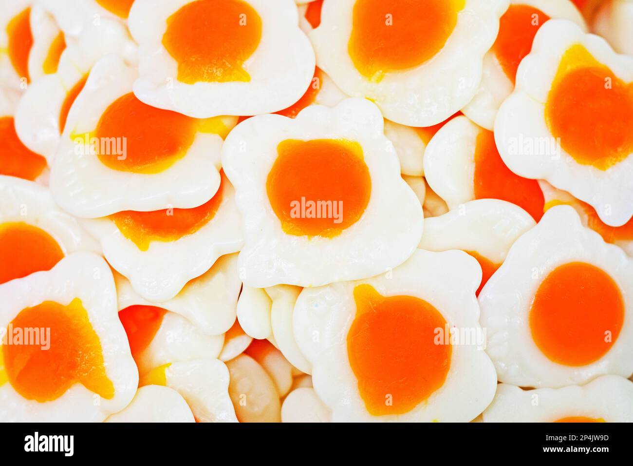 abstract background of yields of eggs of eggs, view of the top Stock ...