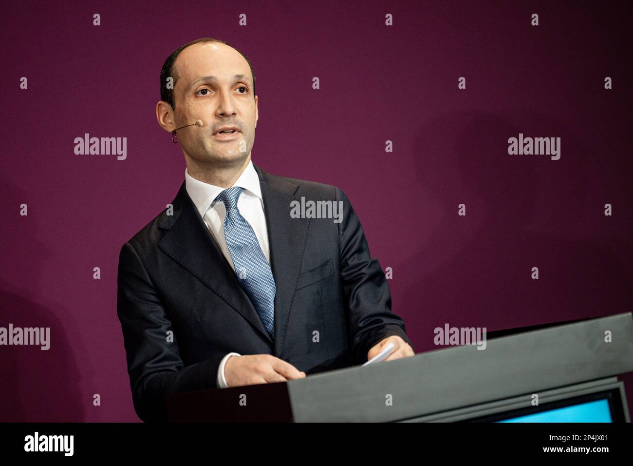 Berlin, Germany. 06th Mar, 2023. Levan Davitashvili, Minister of ...