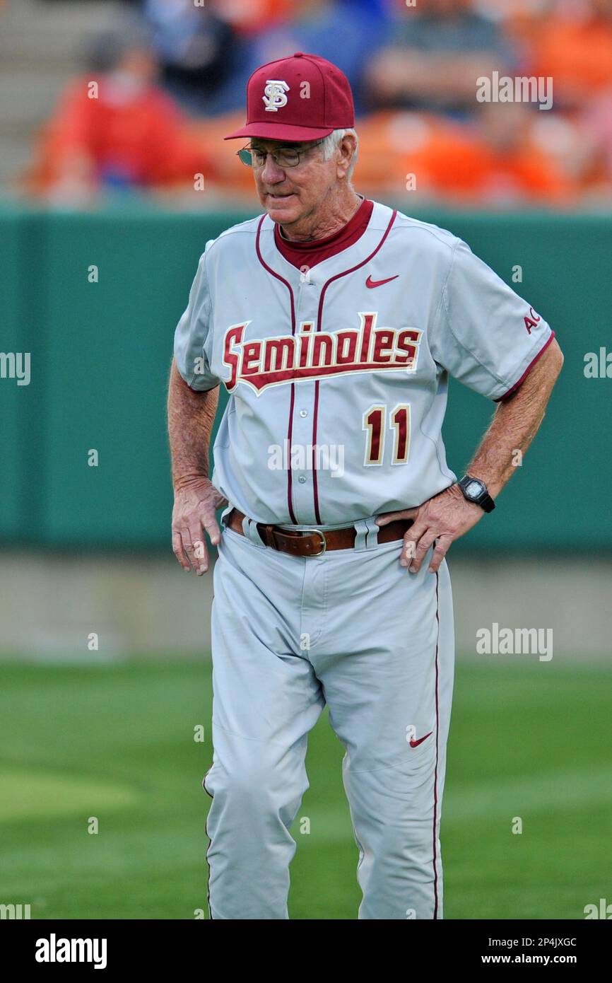 Florida State Seminoles head coach Mike Martin #11 during a game ...