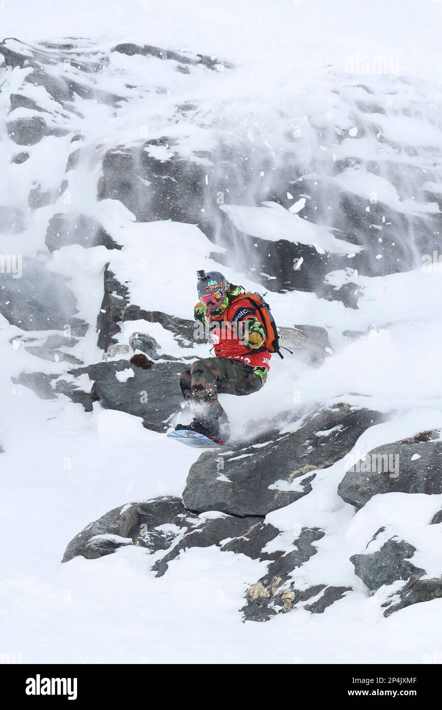 Second of the World Championship men snowboard, Jamie Rizzuto from ...