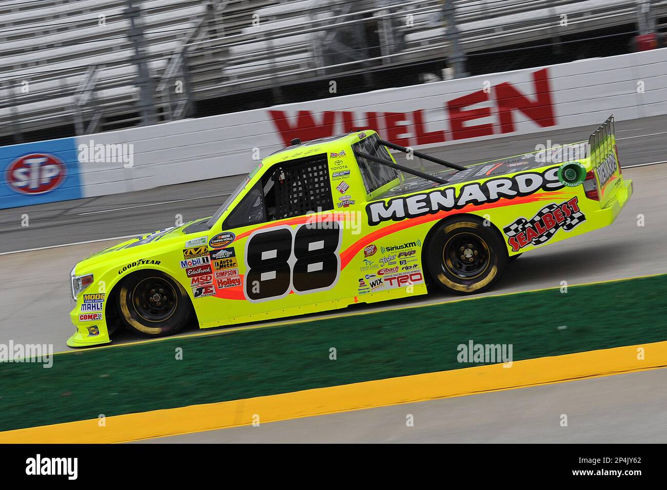 Matt Crafton during practice for the NASCAR Camping World Truck Series ...